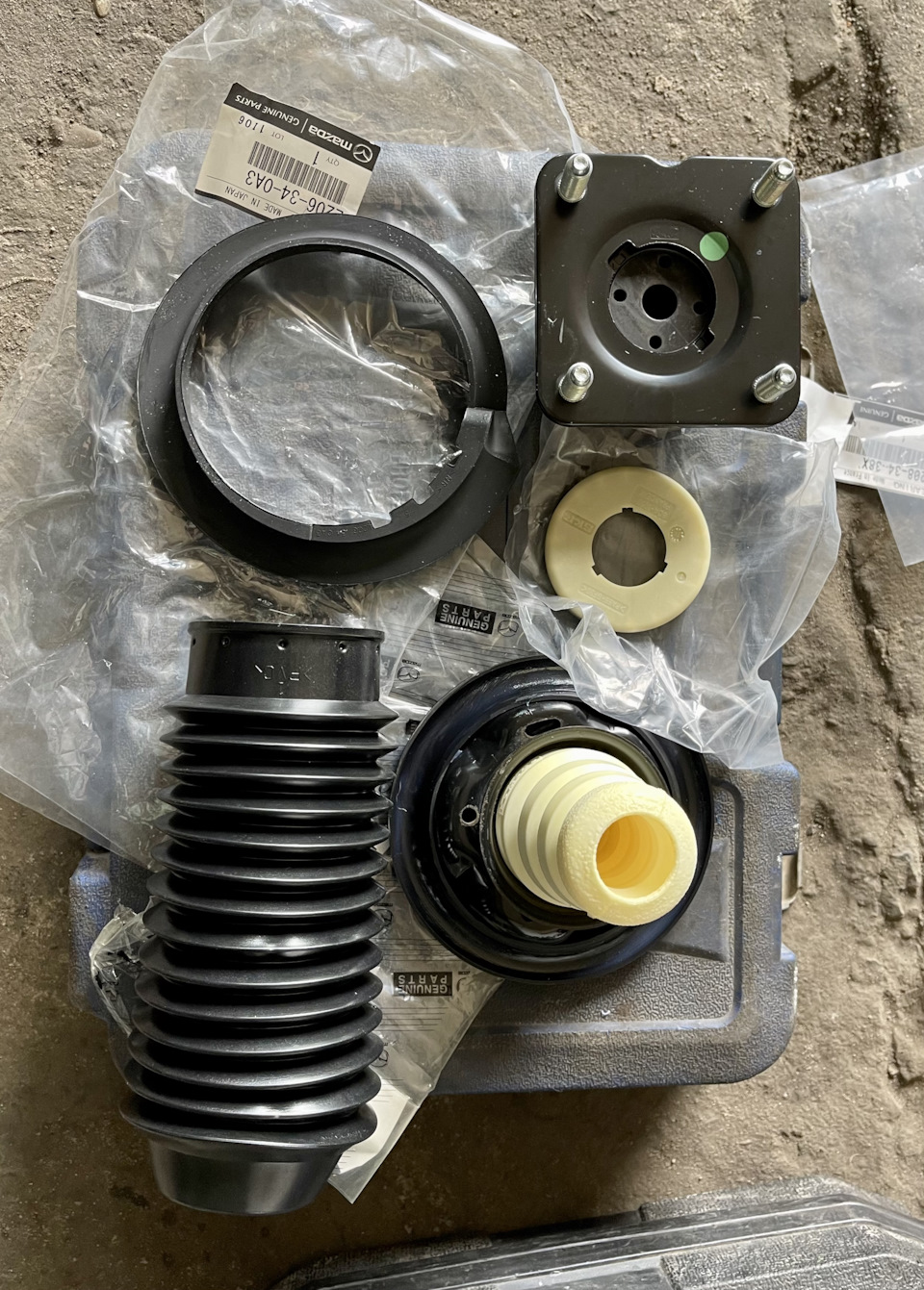 Замена амортизаторов (перед и зад), а так же пружин и … — Mazda CX-7, 2 ...