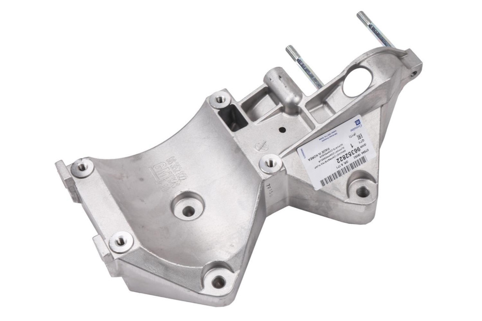 96352822 Кронштейн компрессора кондиционера / Chevrolet Aveo, Lacetti ...