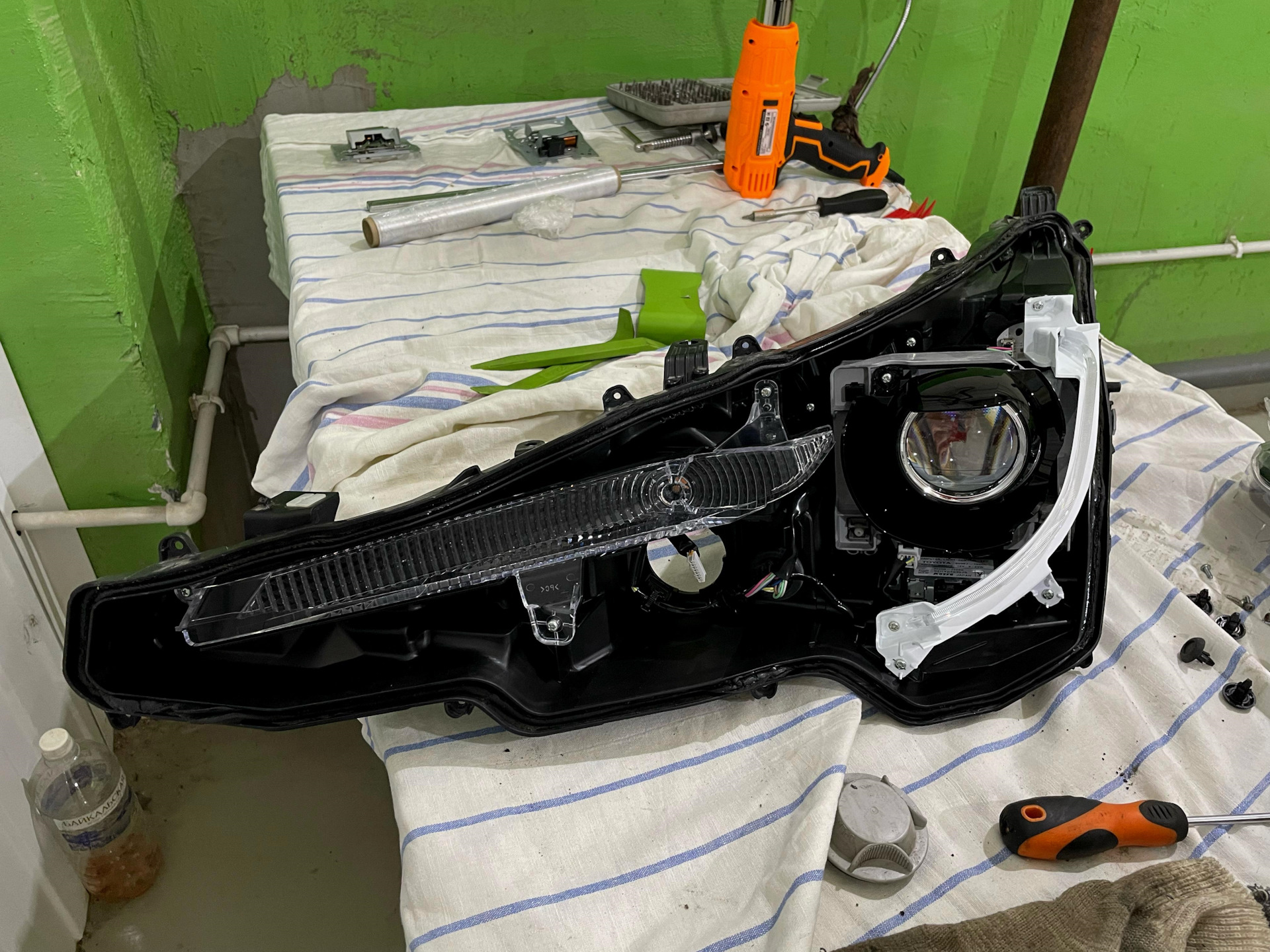 Про фары или переделка головного LED света под ЕВРО-свет — Toyota ...