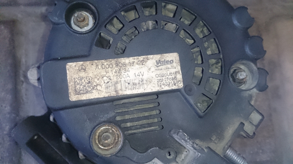 Замена генератора с бонусом и езда как на "электричке" — Mercedes-Benz ...