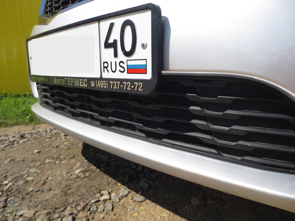 Сетка в бампер — KIA Rio (3G), 1,6 л, 2013 года | тюнинг | DRIVE2