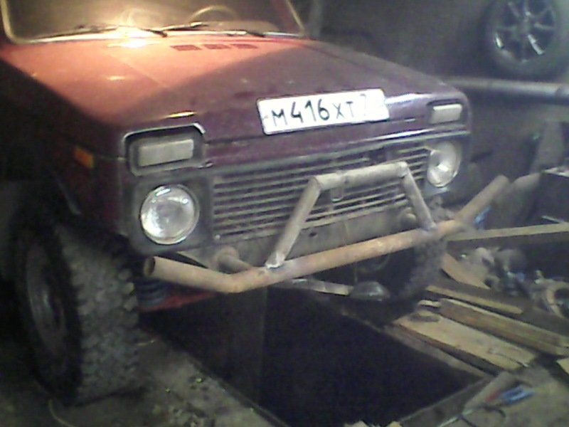 Новый бампер ))) — Lada 4x4 3D, 1,8 л, 1986 года | просто так | DRIVE2