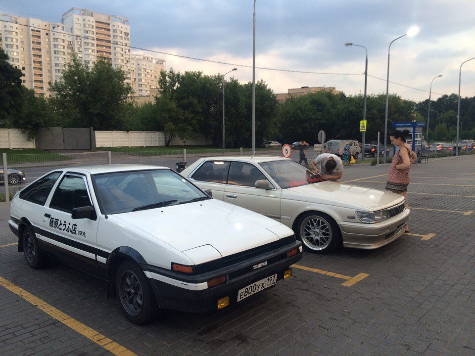 Japan Car Festival 2016 — Toyota Sprinter Trueno (85), 1,6 л, 1984 года ...
