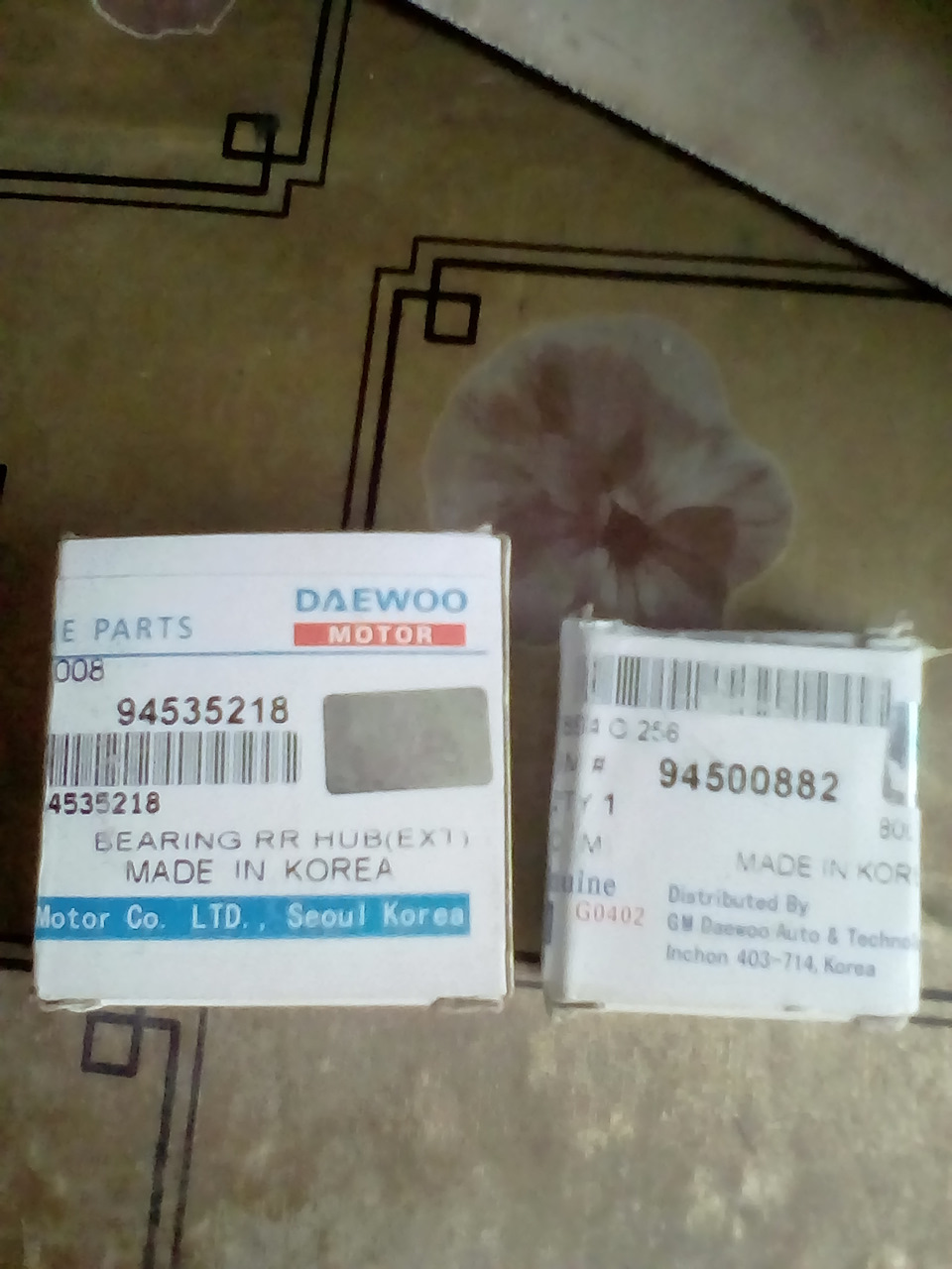 94535218 Подшипник внутренний задней ступицы GM | Запчасти на DRIVE2