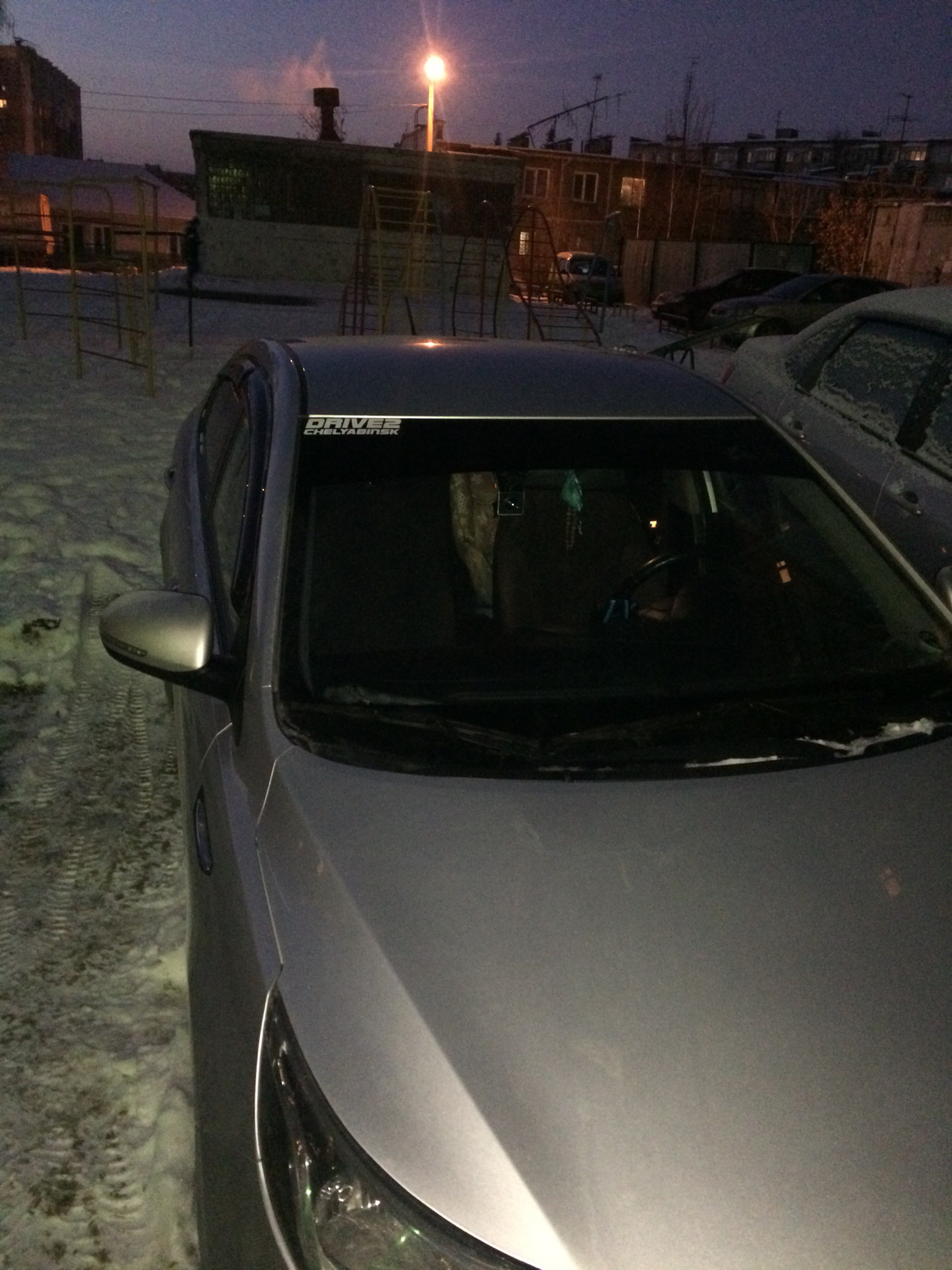 Тонировка задней полусферы — KIA Rio (3G), 1,6 л, 2012 года | стайлинг ...