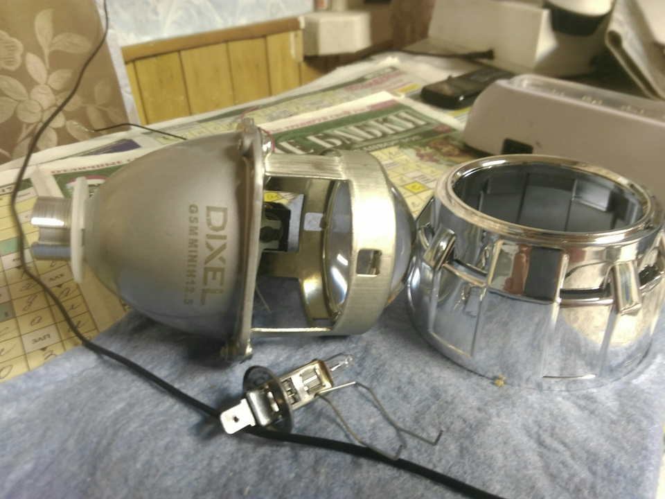 Би-галогеновые линзы — Mitsubishi Montero Sport (1G), 3 л, 2003 года ...