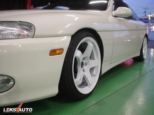 Bee Racing B5 (Bee*R) R18, 9.5JJ +25 — Nissan Stagea (M35), 2,5 л, 2002 ...