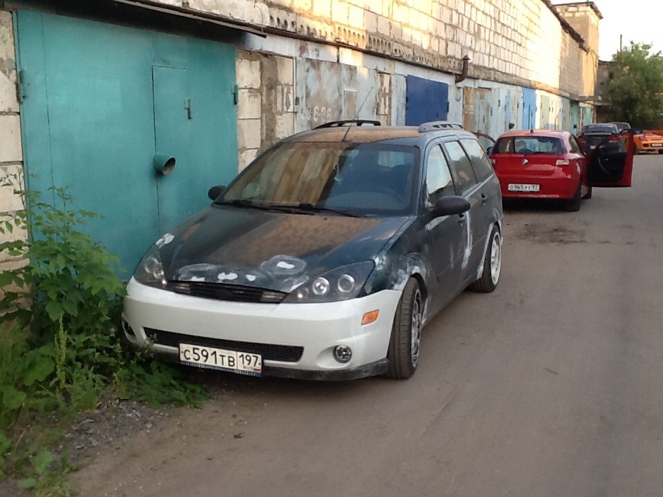 Передний бампер svt копия продается — Ford Focus Wagon I, 2 л, 2001 ...