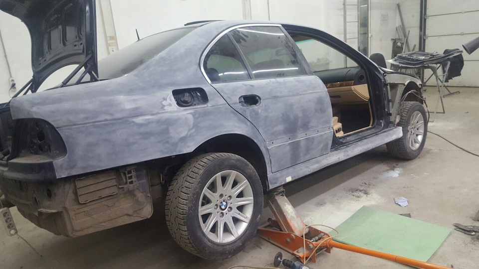 Подготовка к покраске ч.3 — BMW 5 series (E39), 3 л, 2001 года ...