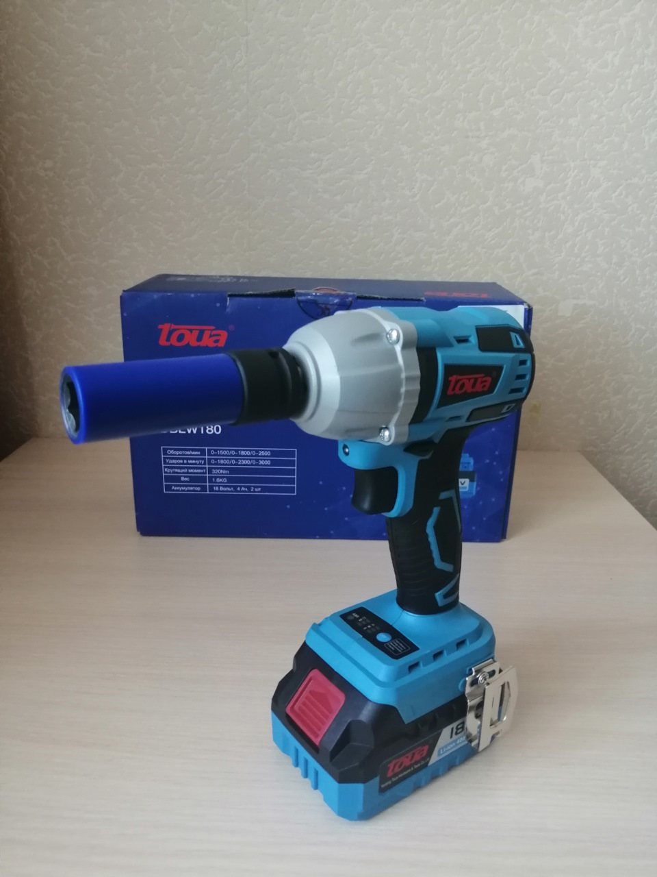 Гайковерт Toua dblw180 ))) — Datsun mi-Do, 1,6 л, 2015 года | аксессуары | DRIVE2