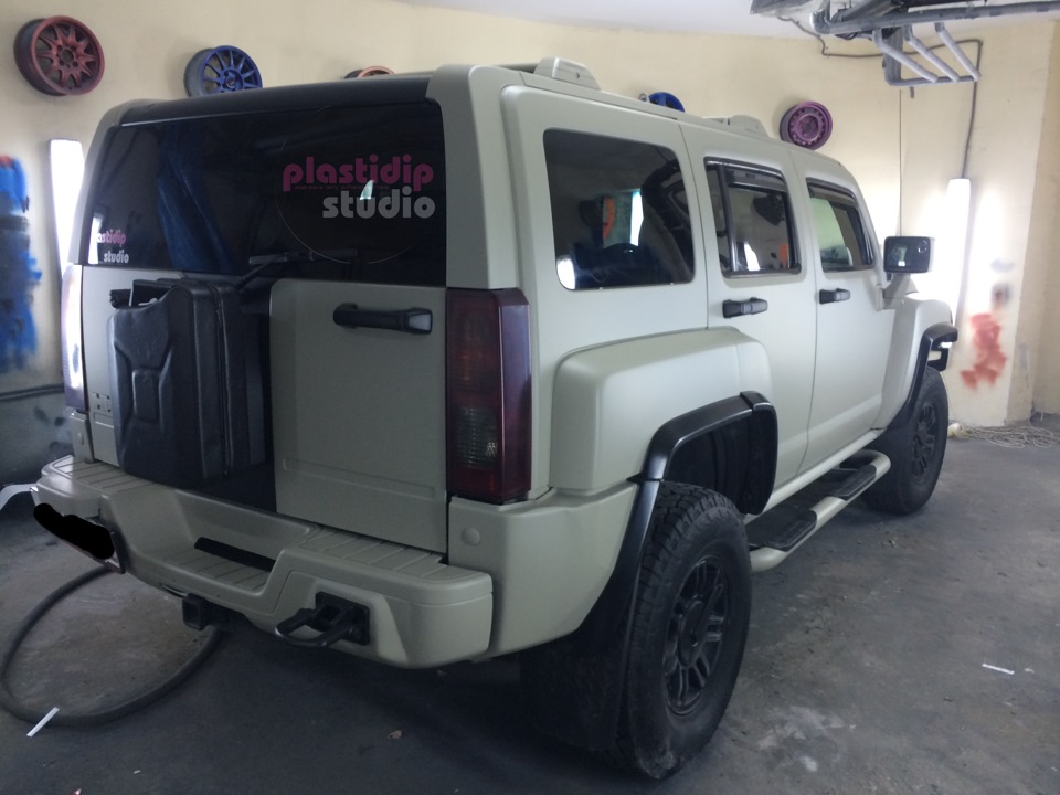Покраска Hummer H3 Camo Tan — Сообщество «Жидкая Резина для Авто ...