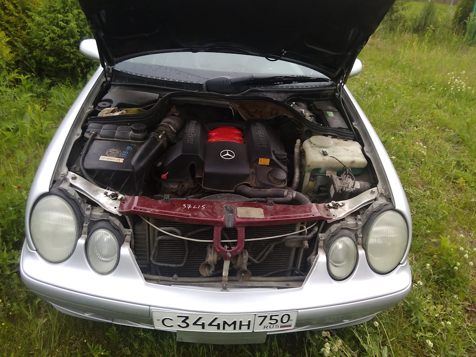 исправляем косячки за предыдущем владельцем — Mercedes-Benz CLK (W208), 3,2 л, 1998 года ...