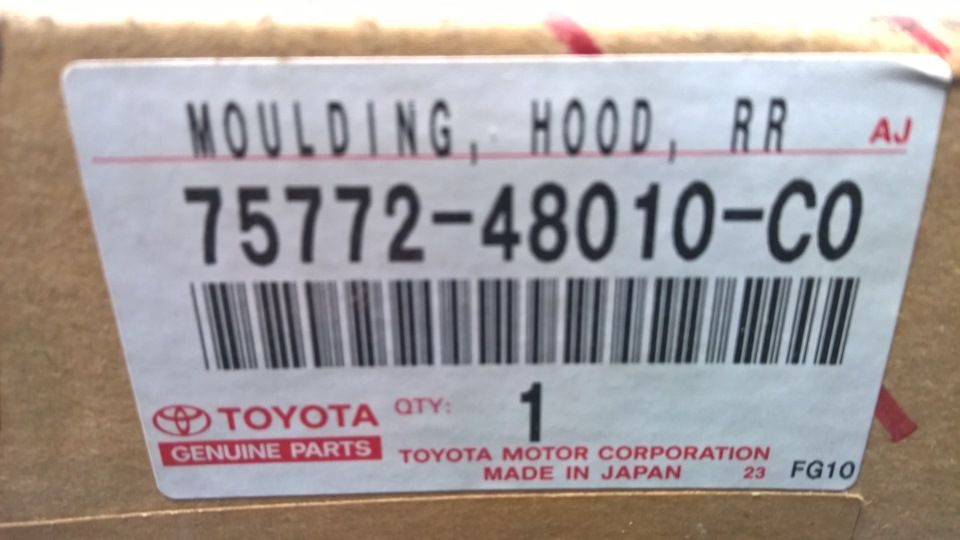 Продам спойлер капота, оригинал на Рэтрика! — Lexus RX 400h (2G), 3,3 л ...