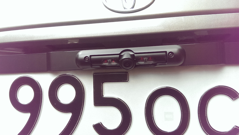 Установка камеры заднего вида! — Toyota Vista (40), 2,2 л, 1995 года ...