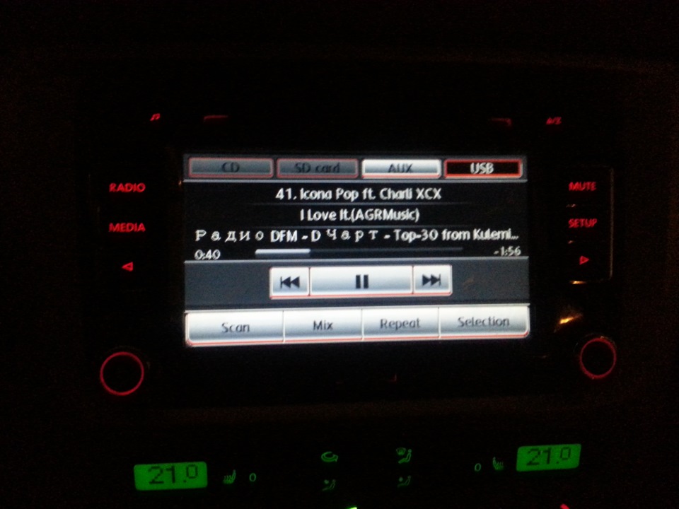 RCD-510 Delphi — Skoda Octavia A5 Mk2, 1,6 л, 2008 года | автозвук | DRIVE2