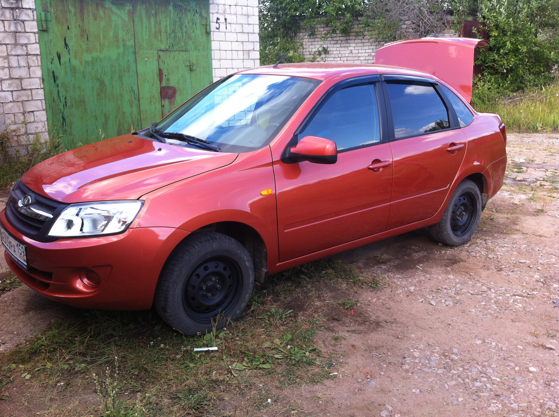 Накладки на ручки — Lada Granta, 1,6 л, 2013 года | стайлинг | DRIVE2