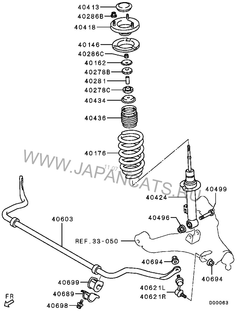 Замена элементов подвески и чистка системы охлаждения — Mitsubishi ...