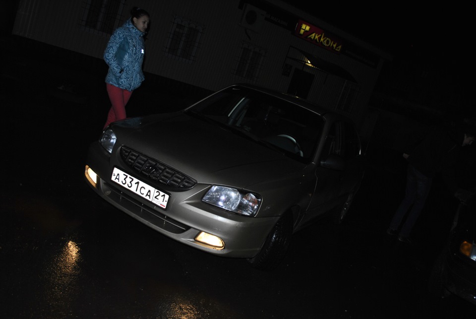 птф (= — Hyundai Accent (2G), 1,5 л, 2004 года | другое | DRIVE2