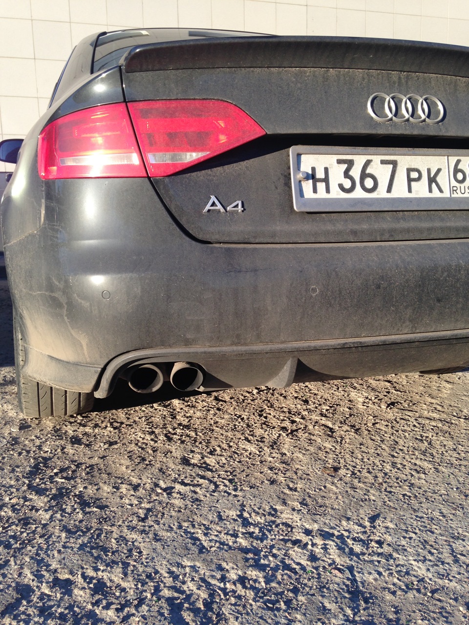 Немного фото. Обвес и диски R18 — Audi A4 (B8), 1,8 л, 2009 года | тюнинг | DRIVE2