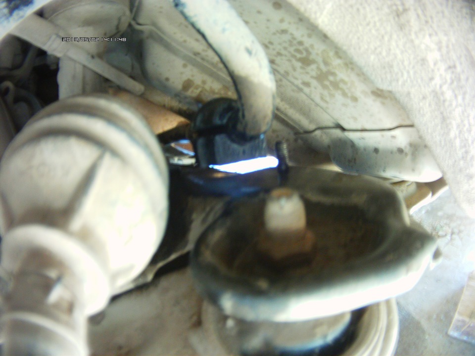 Замена стоек и втулок стабилизатора — Chevrolet Aveo Sedan (1G), 1,4 л ...