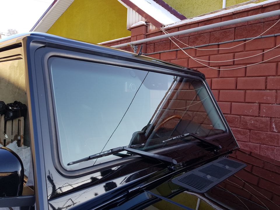 Купил каркасные дворники — Mercedes-Benz G 55 AMG (W463), 5,4 л, 2008 ...