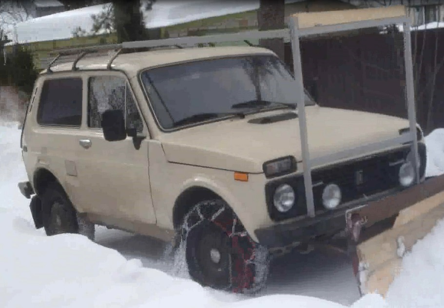 заменил верхний багажник и удлиннитель — Lada 4x4 3D, 1,7 л, 1996 года ...
