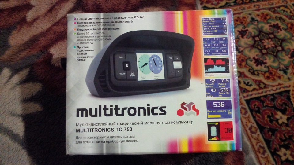 Маршрутный компьютер Multitronics TC 750 — DRIVE2