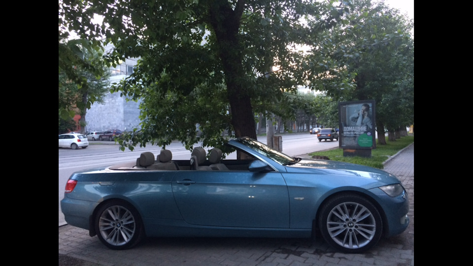 Летний вид:) r18 original — BMW 3 series Convertible (E93), 2 л, 2008 ...