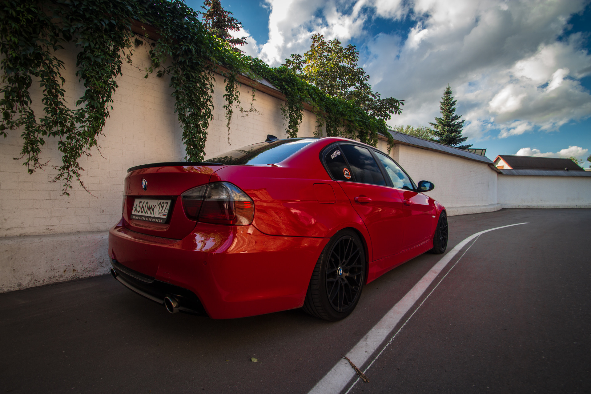 E90 with Bike — BMW 3 series (E90), 7,1 л, 2007 года | фотография | DRIVE2