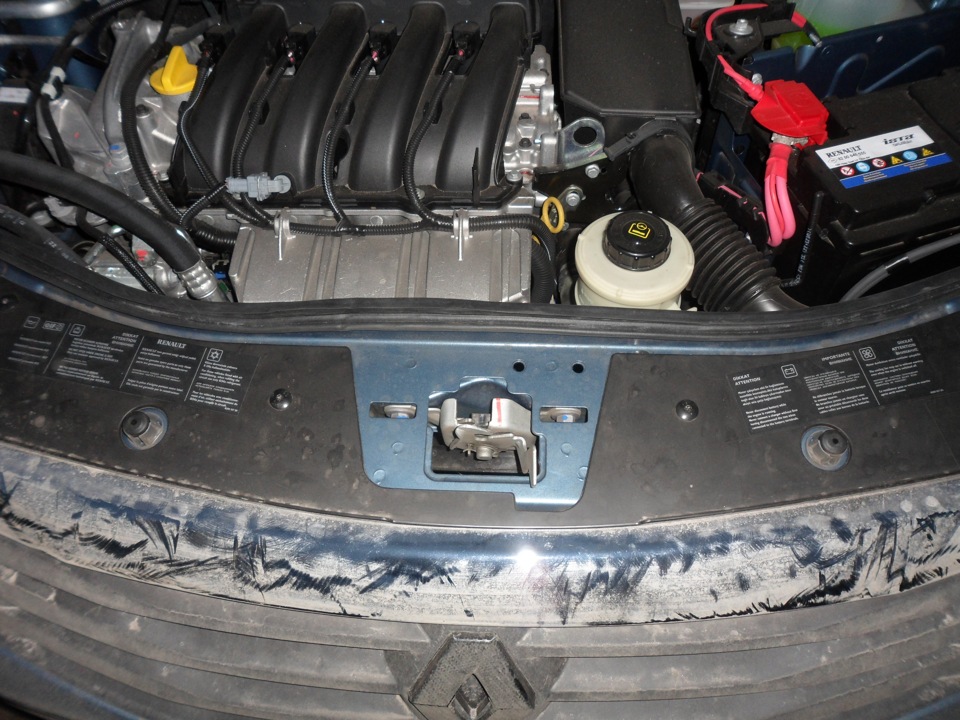 Сандеро "Eleanor" Уплотнитель под капот — Renault Sandero 1G, 1,6 л ...