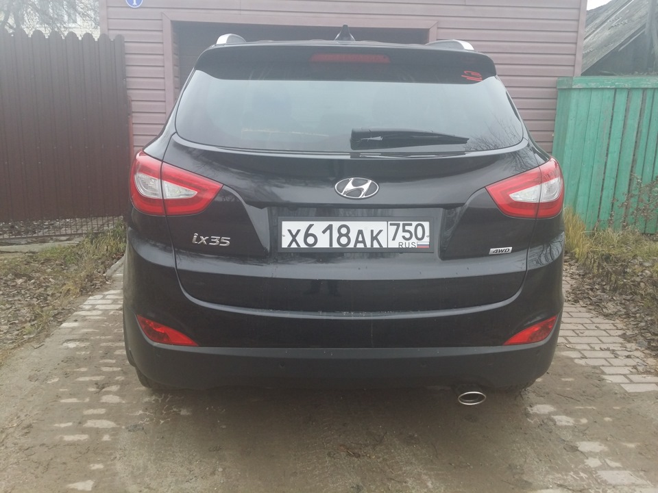Лампы поворотников Philips в задние фонари — Hyundai ix35, 2 л, 2014 ...