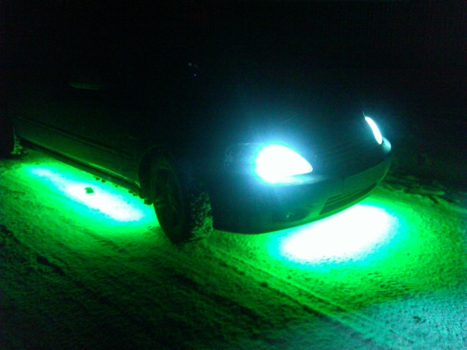 подсветка дна автомобиля — Honda Civic Hatchback (6G), 1,6 л, 1999 года ...