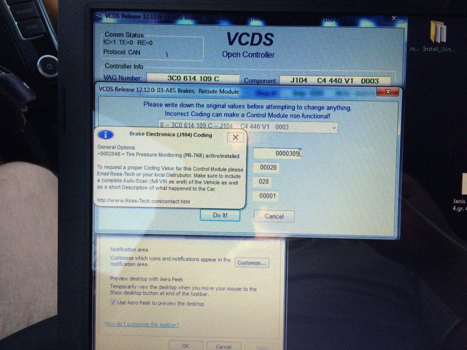 #19 — Установка датчика косвенного измерения контроля давления в шинах ...
