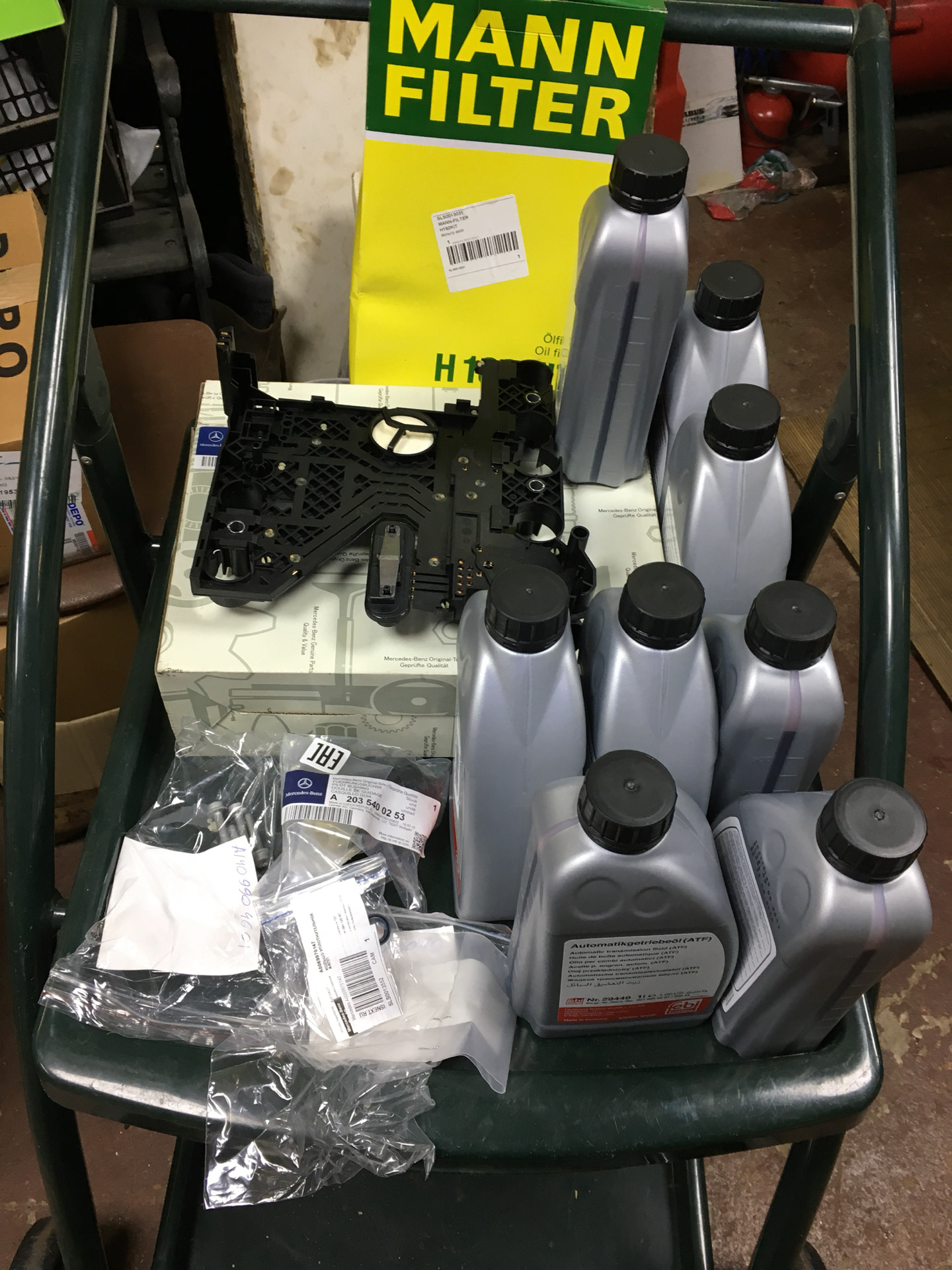 Замена платы АКПП, промывка гидроблока — Mercedes-Benz G-Class (W463 1G ...