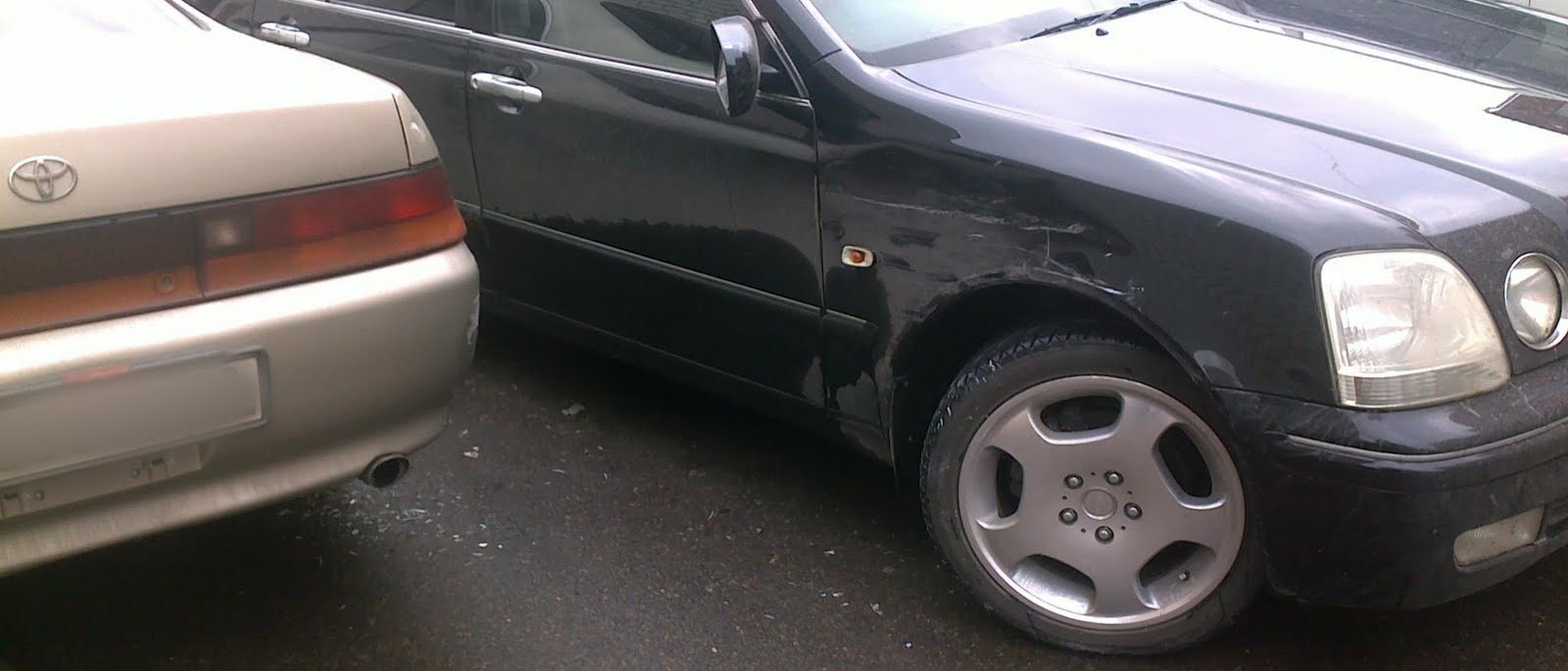 Подрихтовал. — Toyota Progres, 3 л, 2000 года | ДТП | DRIVE2