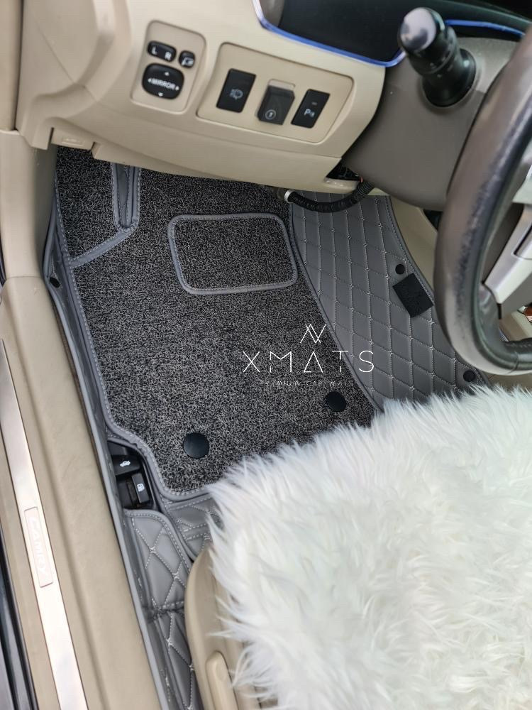 Коврики из экокожи для Toyota Camry XV40. 3D коврики из экокожи для ...