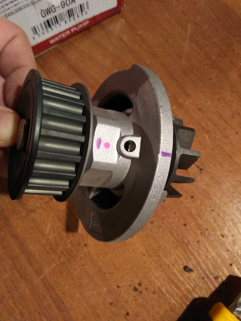 GWG90A Насос водяной GMB | Запчасти на DRIVE2