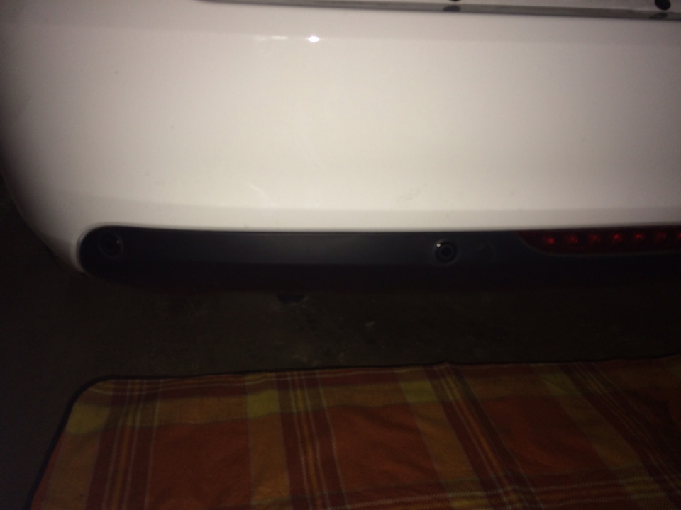 Поставил сам парктроники — Lada Vesta (1G), 1,6 л, 2017 года ...