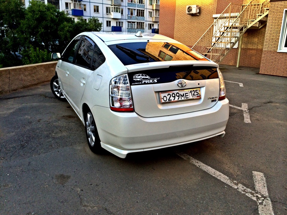 16. Акулий плавник, антенна — Toyota Prius (20), 1,5 л, 2009 года ...