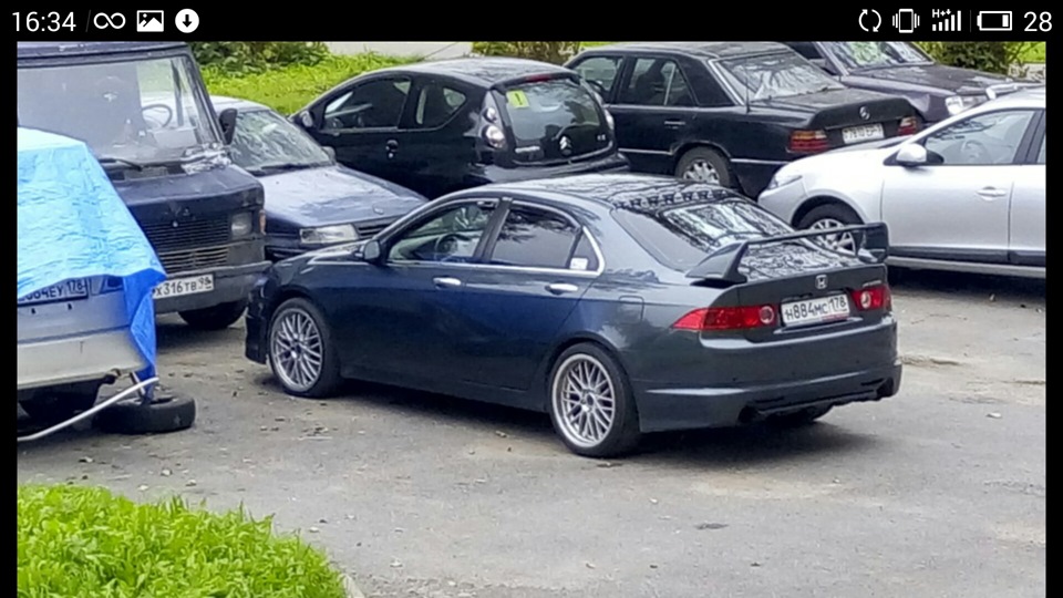 Колеса — Honda Accord (7G), 2,4 л, 2007 года | колёсные диски | DRIVE2