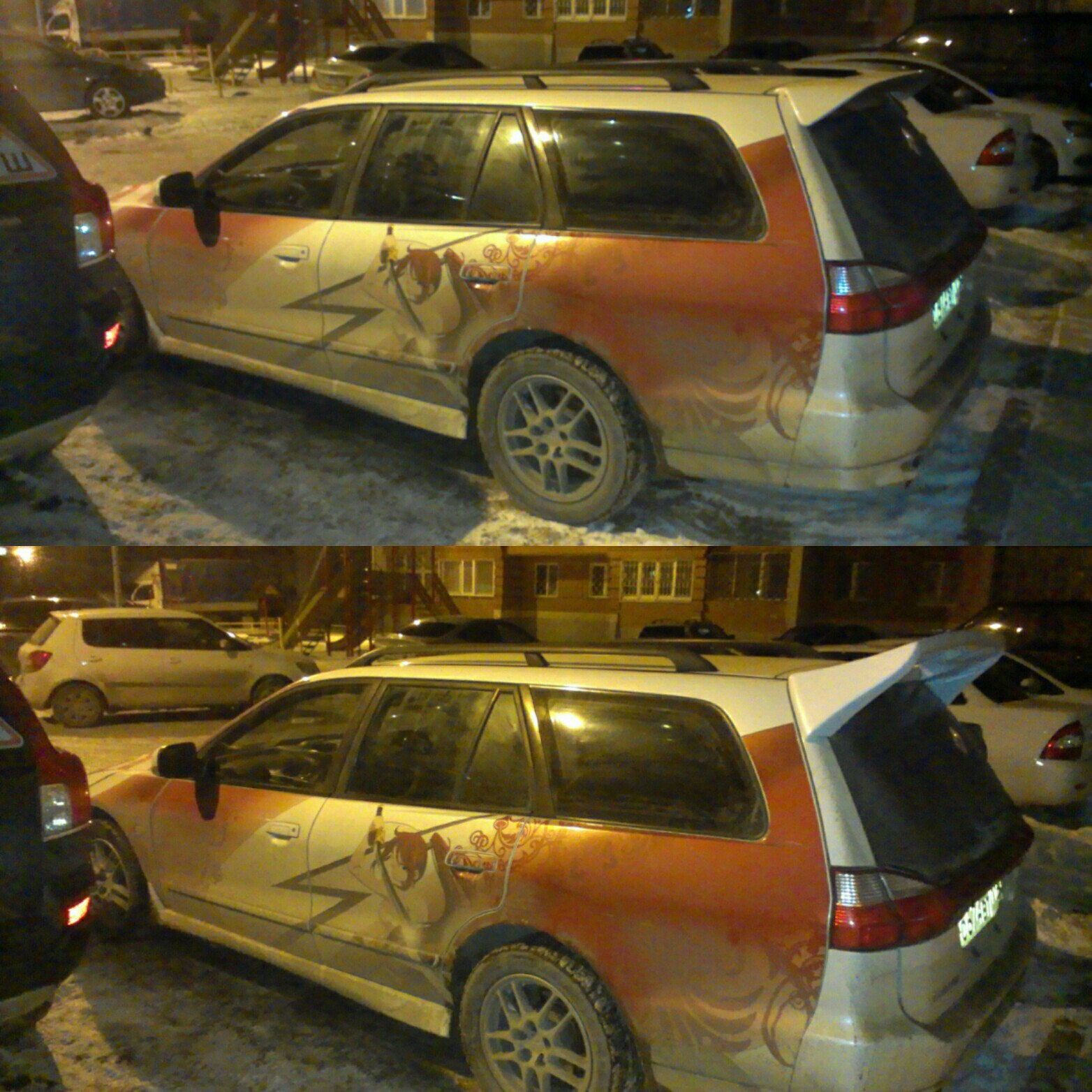 Пушка-гонка или спойлер Dolhin — Mitsubishi Legnum VR-4, 2,5 л, 1999 ...