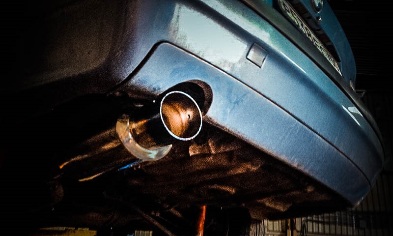 Прямоточная банка глушителя — BMW 3 series (E36), 1,9 л, 1996 года ...