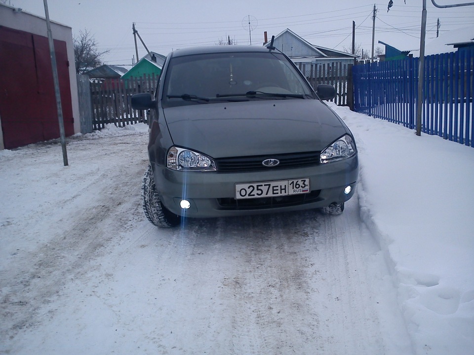 поставил туманки с ксяном 5000К — Lada Калина Универсал (1G), 1,6 л ...