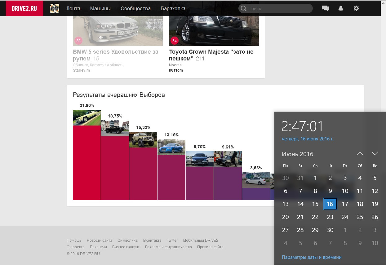 Машина дня 16.06.2016 — Cadillac De Ville (6G), 7,7 л, 1985 года | просто так | DRIVE2