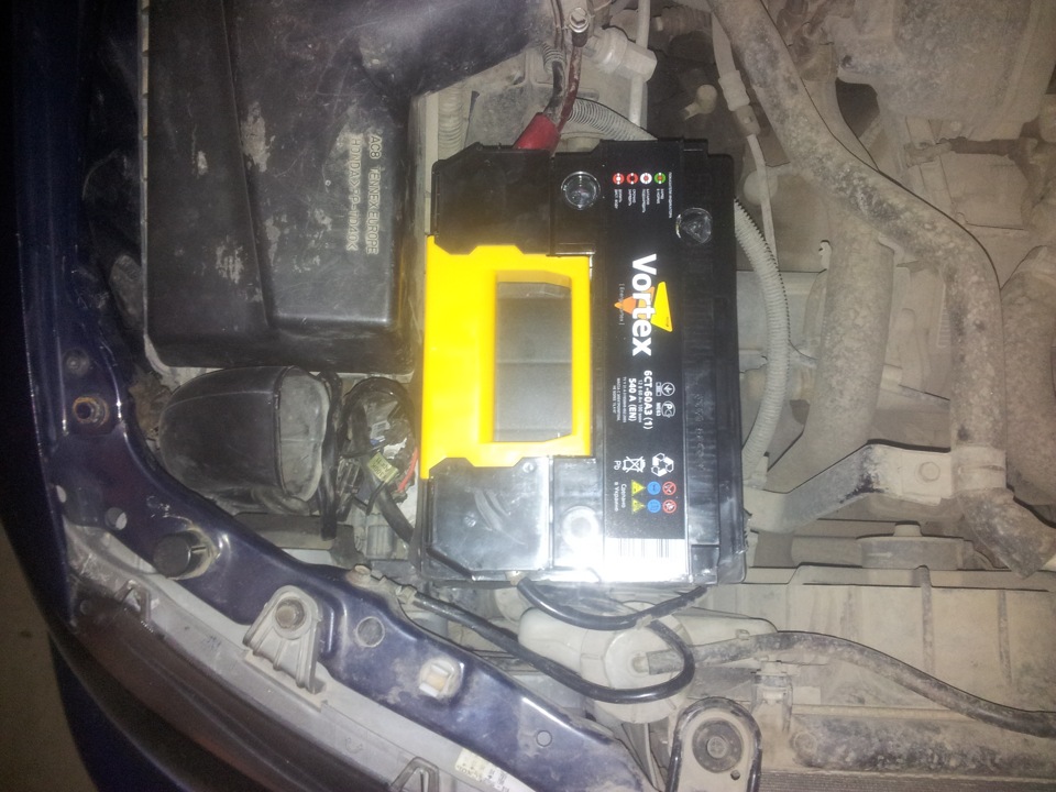 Новый аккумулятор Vortex — Honda Accord (6G), 1,8 л, 2001 года | своими ...