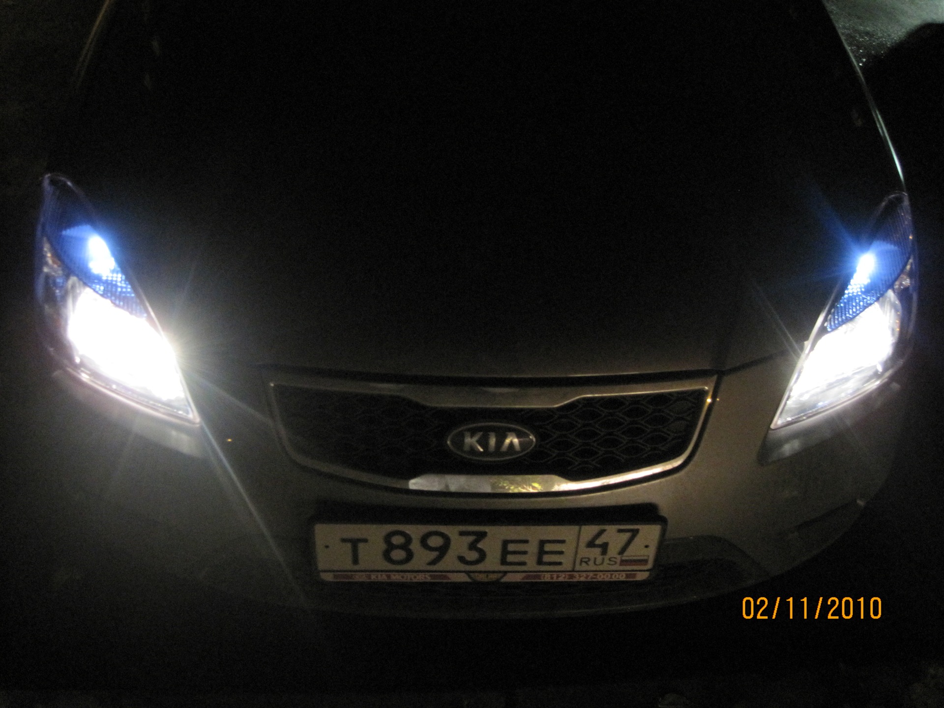 Лампы ближнего света — KIA Rio 5-door (2G), 1,4 л, 2010 года | тюнинг ...