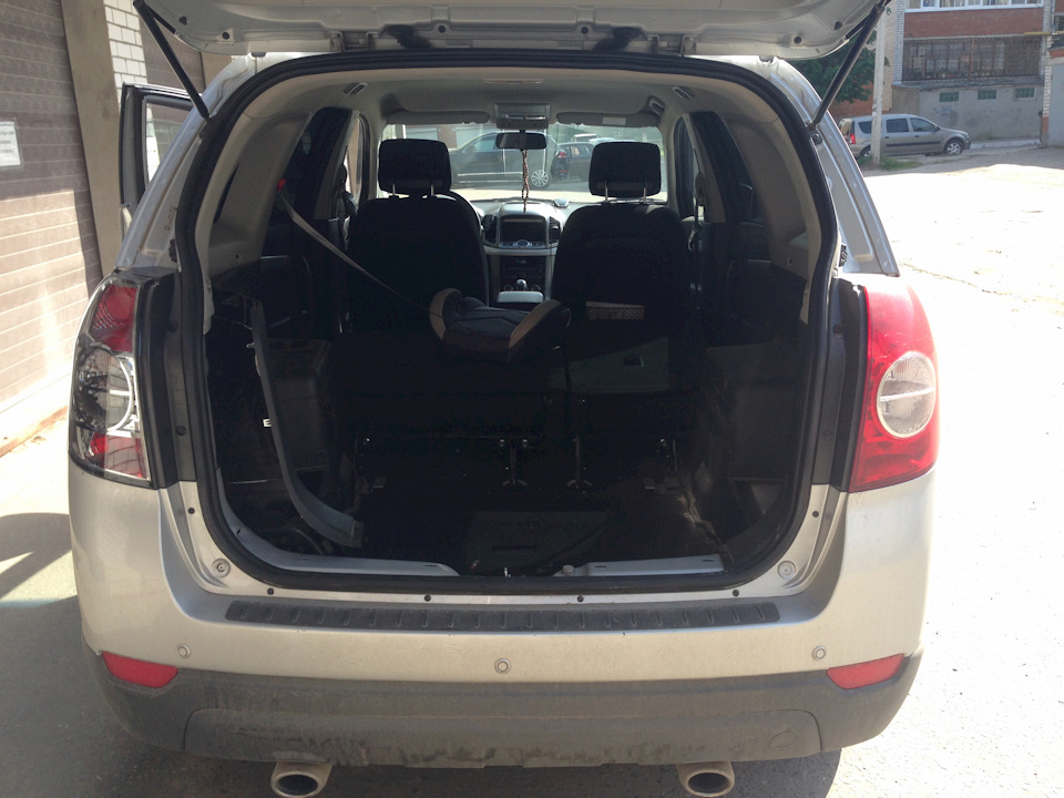 Задние фонари + пороги — Chevrolet Captiva (1G), 2,4 л, 2012 года ...