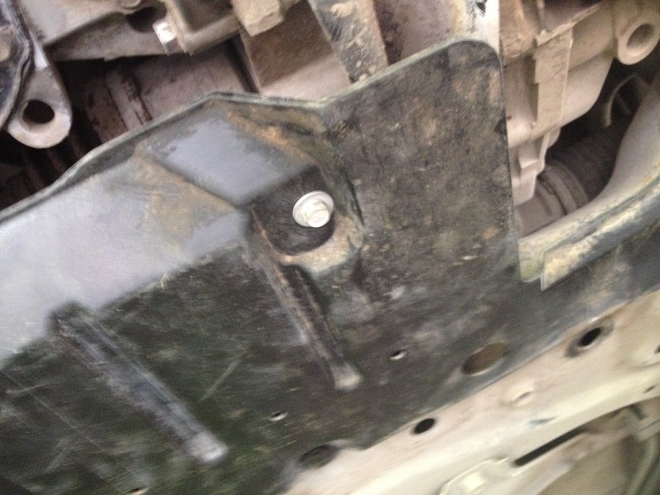 Новые закладные и задняя защита двигателя — Mitsubishi Lancer X, 1,8 л ...