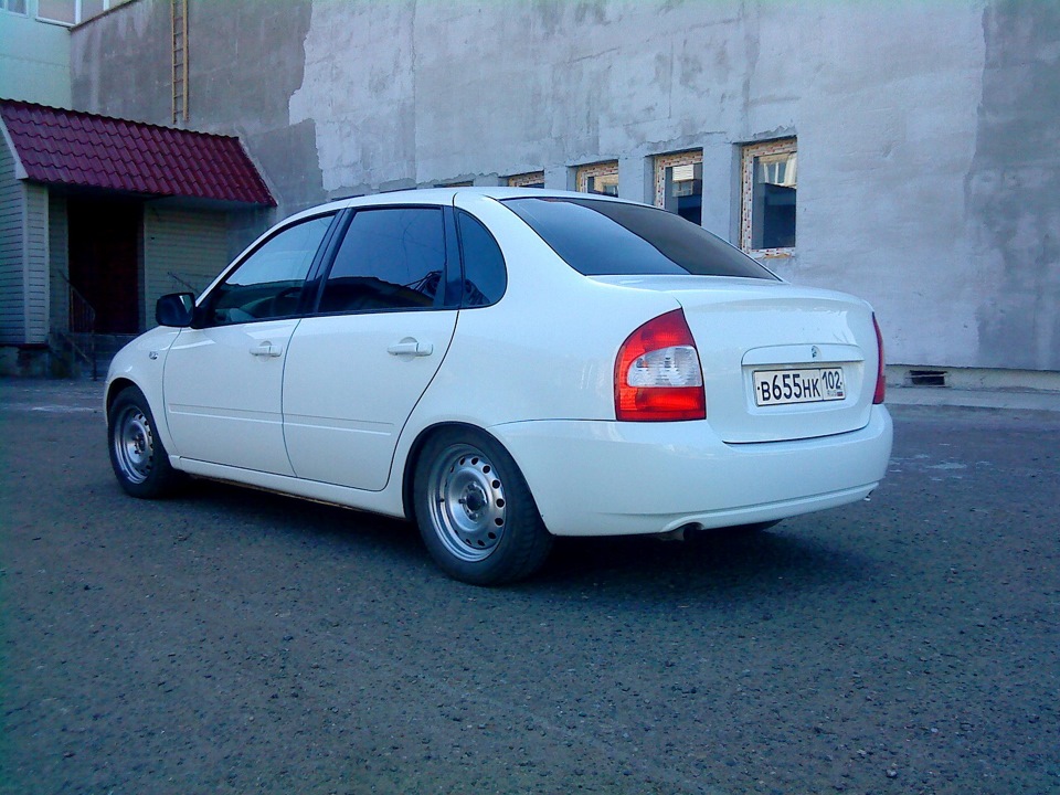 дверные стойки в черный ГЛЯНЕЦ;) — Lada Калина седан, 2010 года ...
