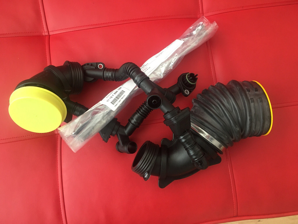 Замена коробок воздухопритока и тд — BMW X5 M (E70), 4,4 л, 2011 года ...